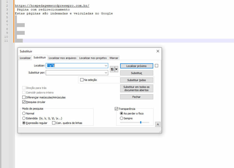 Expressão regular: 10 exemplos de como usar no notepad++ modo avançado ...